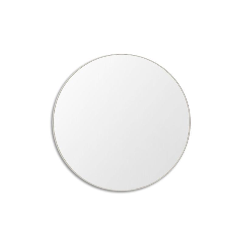 Flora 80cm Round Mirror - Grey