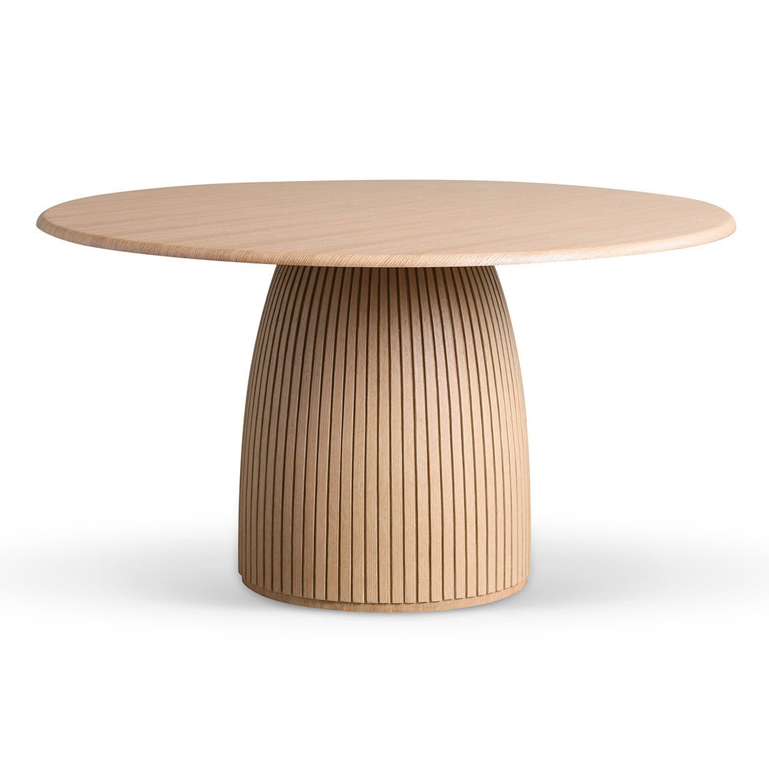 Moscow 1.4m Round Dining Table - Natural