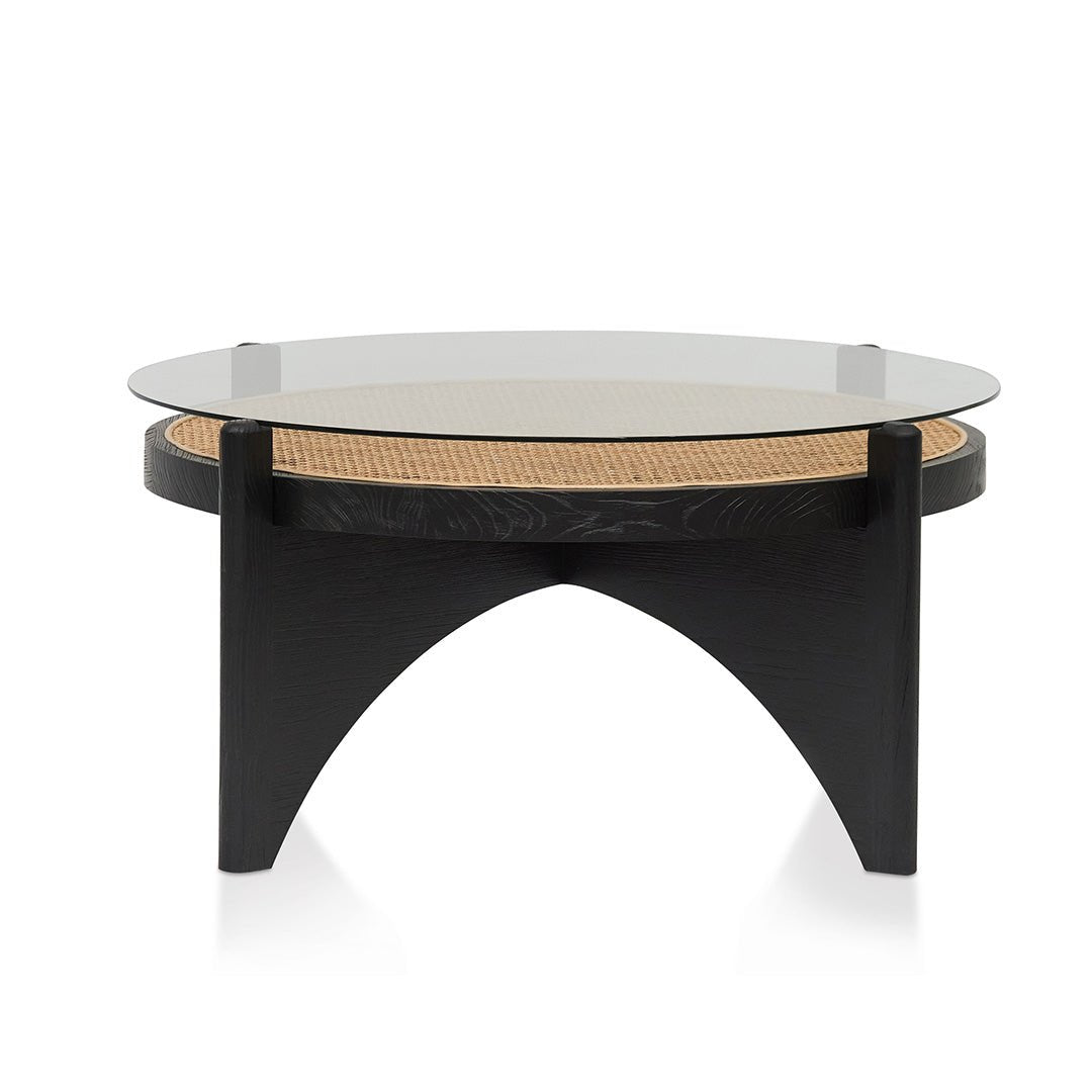 Nolan Round Glass Coffee Table