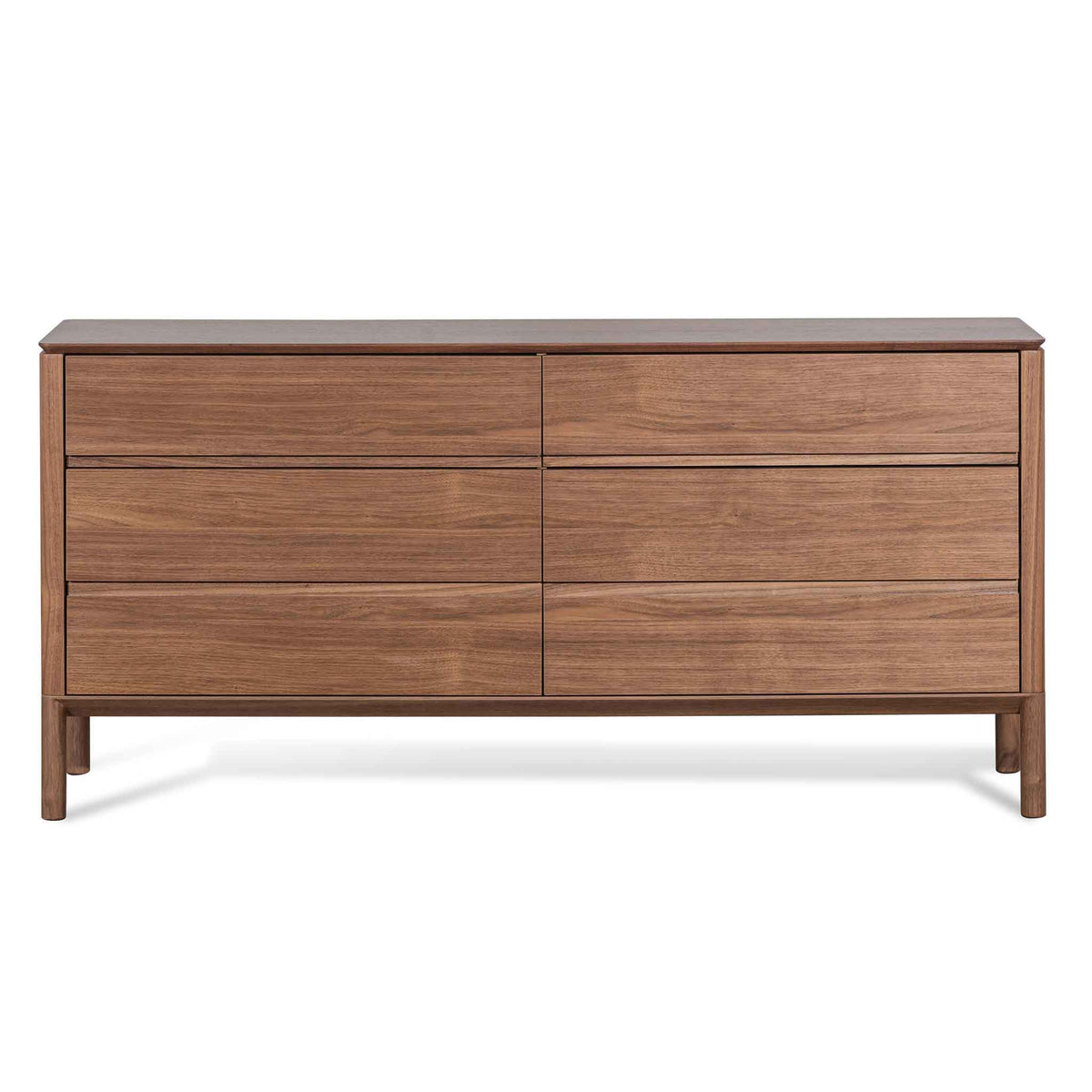 Owen 6 Drawers Wooden Chest - Walnut