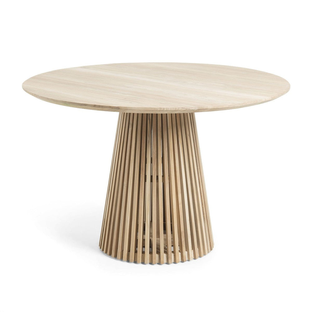 Rume Solid Timber Round Dining Table - Natural